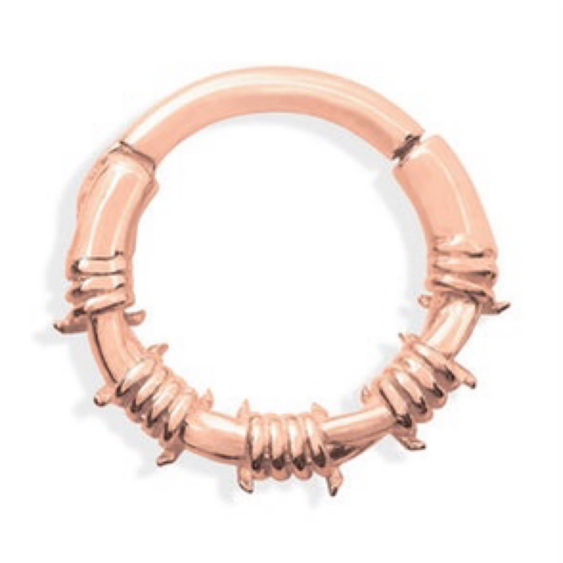 Barbed Wire Clicker by TAWAPA | Positive Piercing & Fine Jewelry
