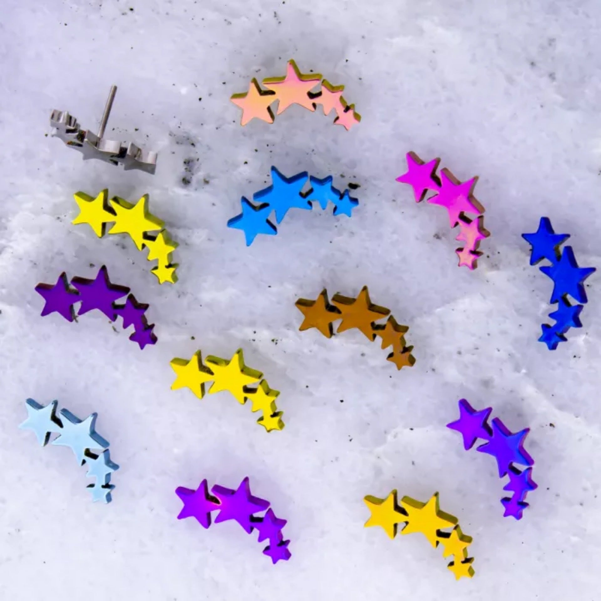 Titanium Star Cluster | Positive Piercing & Fine Jewelry